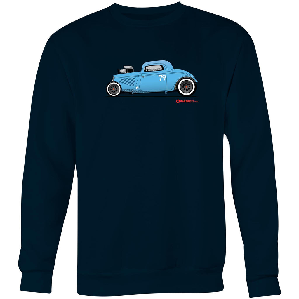 '34 Hot Rod Crew Sweatshirt – Garage79 Designs